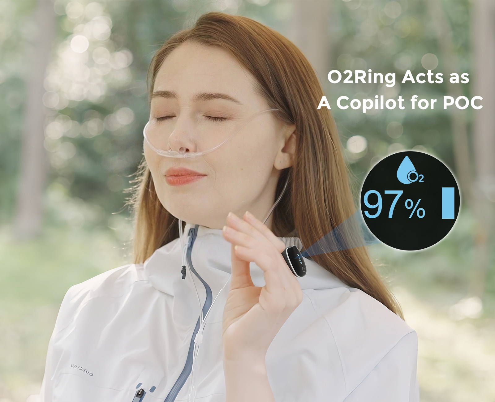 Portable Oxygen Concentrator with Real-Time O2 Feedback | Up to 9 Hours with 2 Batteries for ...